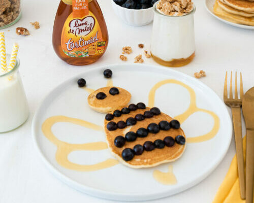 Miel enfant avec flacon ourson doseur en vente | Lune de Miel